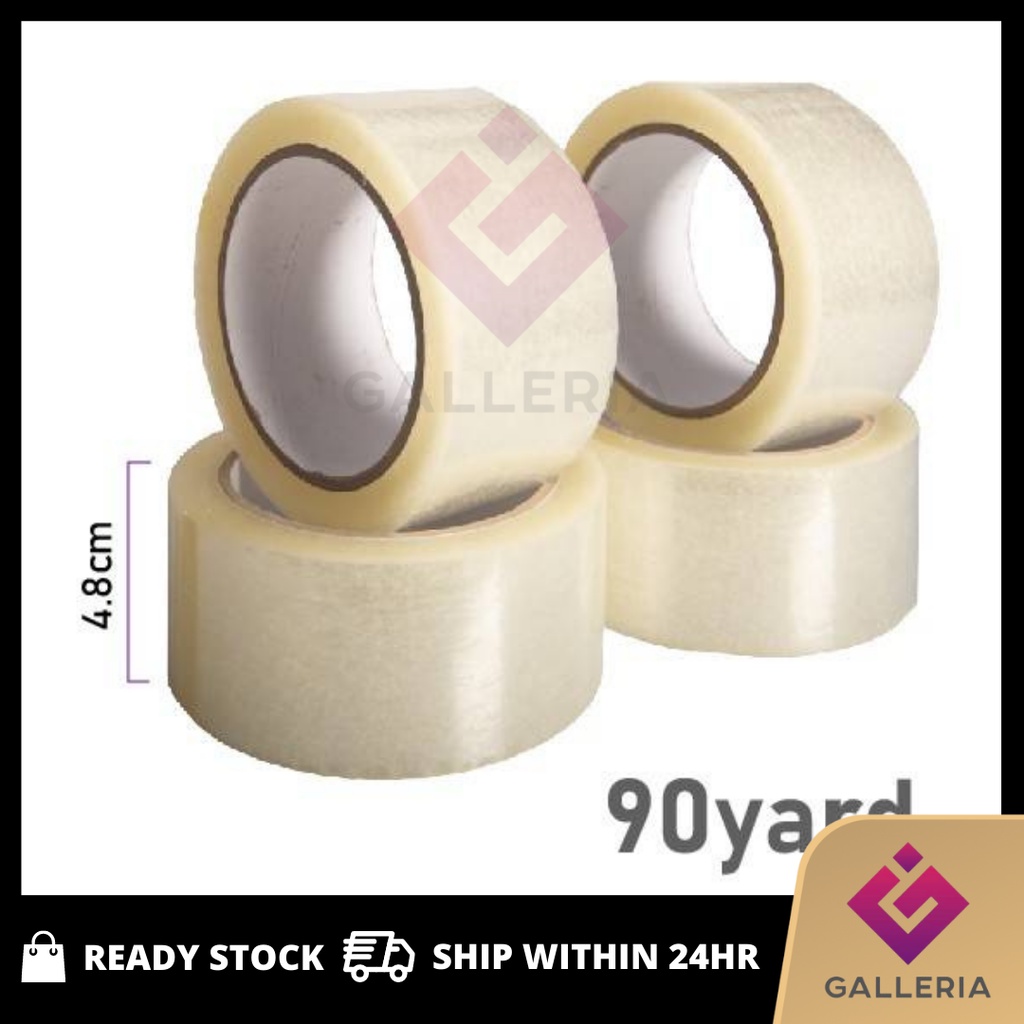 [Ready Stock] OPP Clear Transparent Tape 48mm x 90 yard | Shopee Malaysia