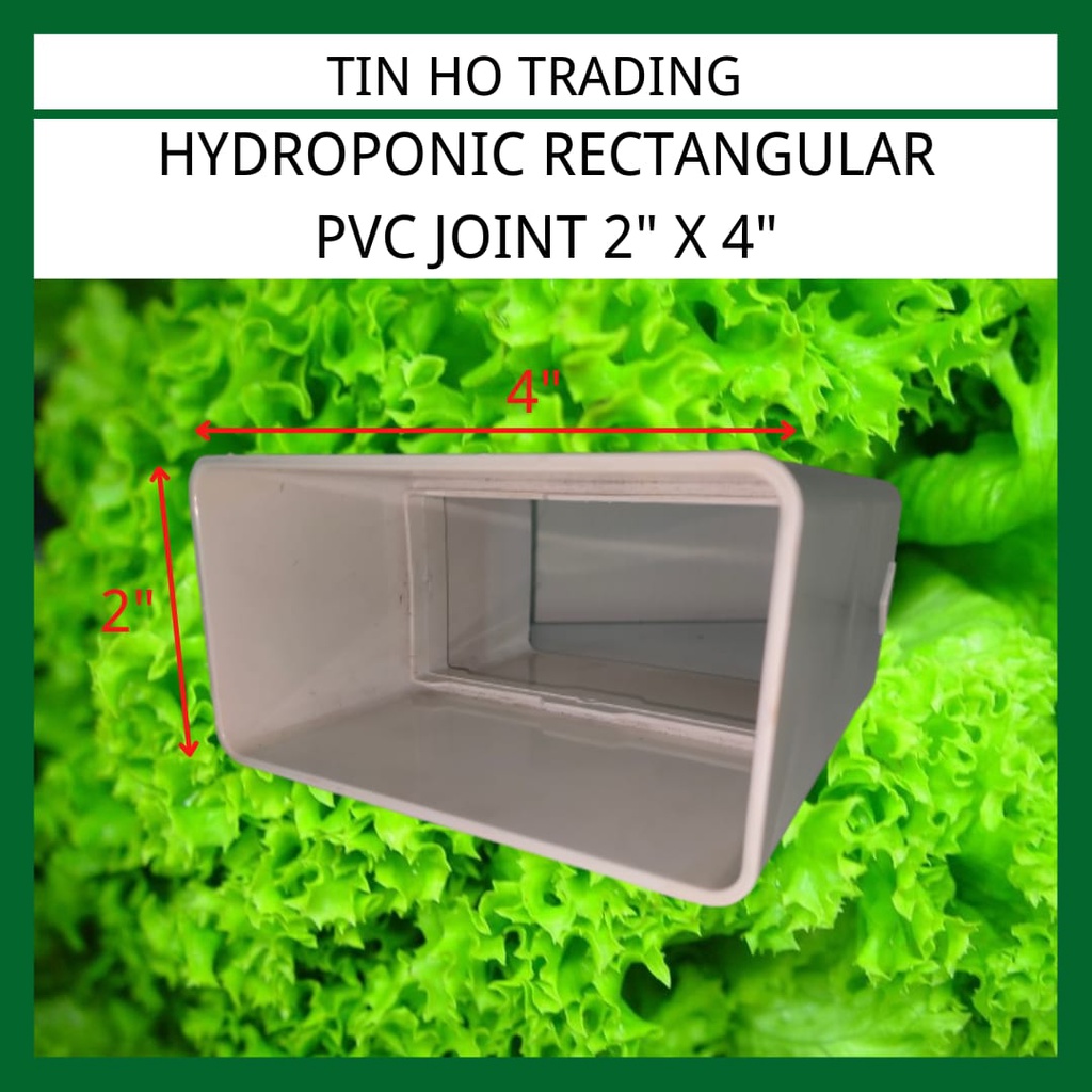 HYDROPONIC RECTANGULAR / PVC JOINT 2" X 4" (5 PCS) | Shopee Malaysia