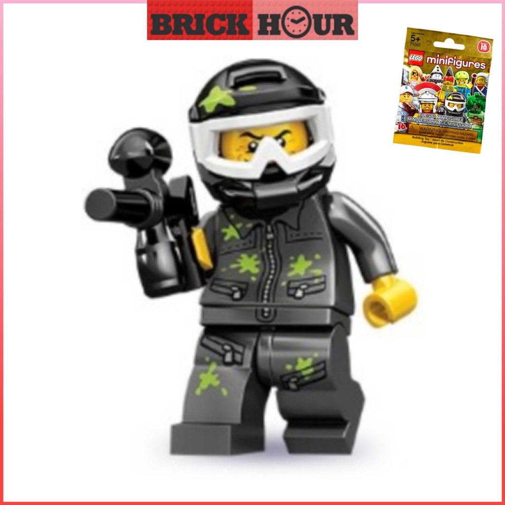 71001 -9 LEGO Minifigure Series 10 - Paintball Player (MISP) | Shopee ...