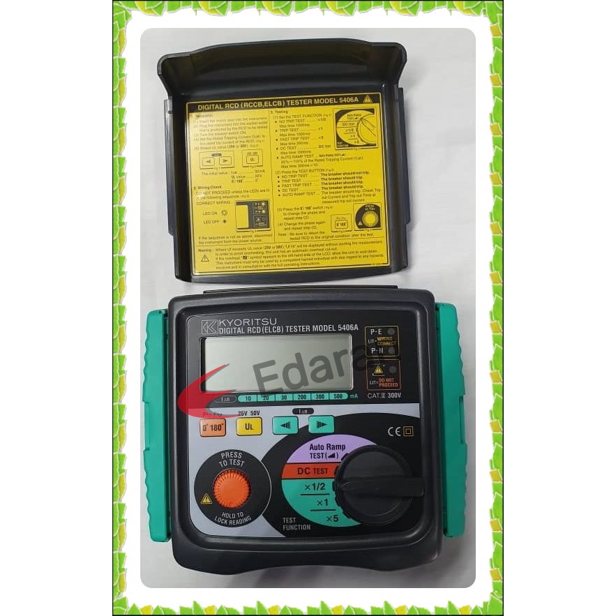 KYORITSU 5406A Digital RCD (ELCB) Tester | Shopee Malaysia