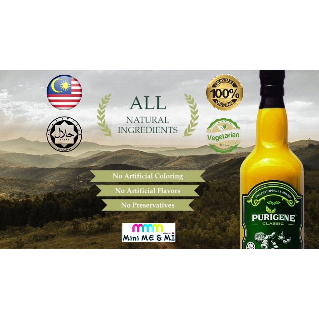 [Ready Stock] PURIGENE Classic Ginger Lemon Botanical Mix 750ml ...