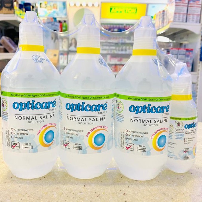 OPTICARE TRAVEL PACK MULTIMATE 60MLX2+NORMAL SALINE 80ML+LENS CASES 1 ...
