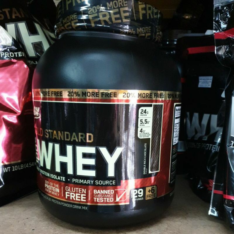 ORIGINAL On gold standard whey protein susu gym workout 5lbs | Shopee ...