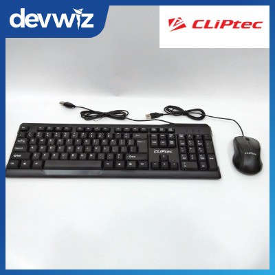 CLiPtec USB Keyboard and Mouse Combo Set - OFIZ-COMBO | Shopee Malaysia