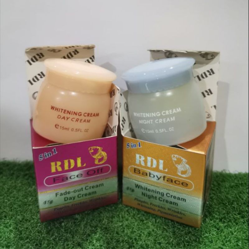 ORIGINAL PHILIPPINES RDL Babyfce Night Cream / RDL Face Off Day Cream ...