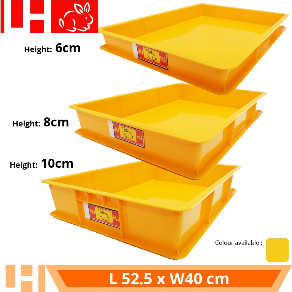 LH Cake Tray/ Bakery Tray/ Industry Plastic Tray / Tray Roti/ Yellow ...