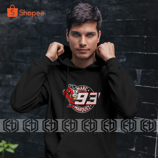 Sweatshirt Hoodie Honda Ant 93 Marc Marquez Logo MotorGP Motorcycle ...