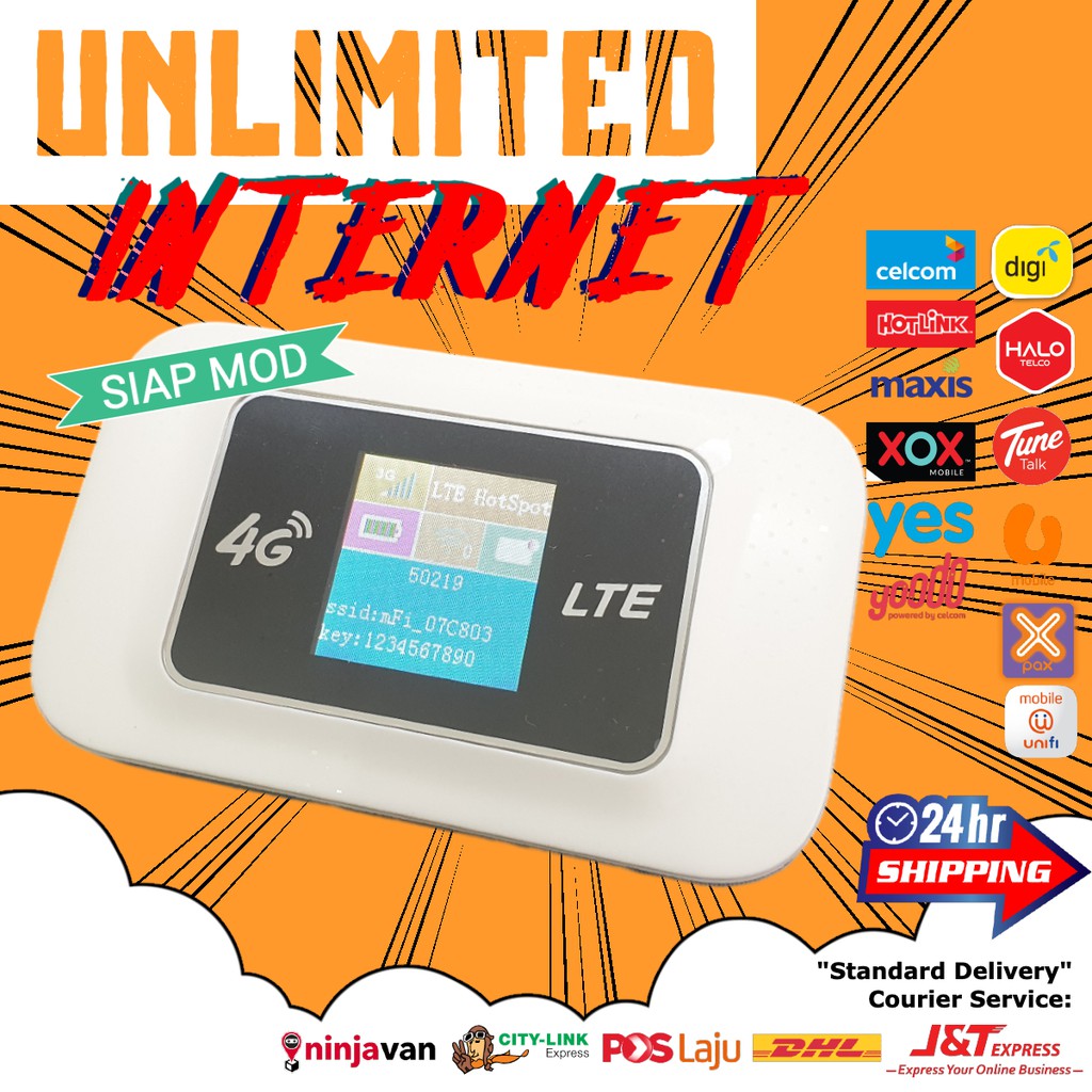 4G LTE MiFi Router D921 Pocket WiFi D921 Siap Modified Bypass Hotspot ...