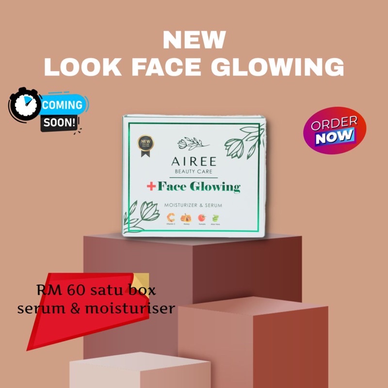 NEW AIREE BEAUTY SET FACE GLOWING ABC + FREEGIFT | Shopee Malaysia