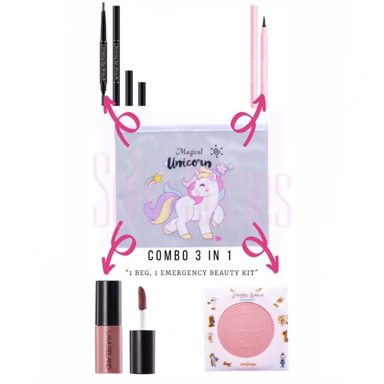 Emergency Beauty Kit/ Basic Makeup Kit/ Makeup Kit Murah/ Makeup Kit ...