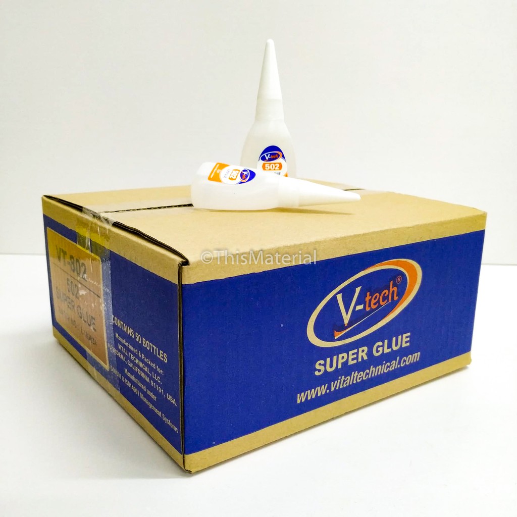 1 Box V-Tech 502 Superglue (50 pcs) VT-802 | Shopee Malaysia