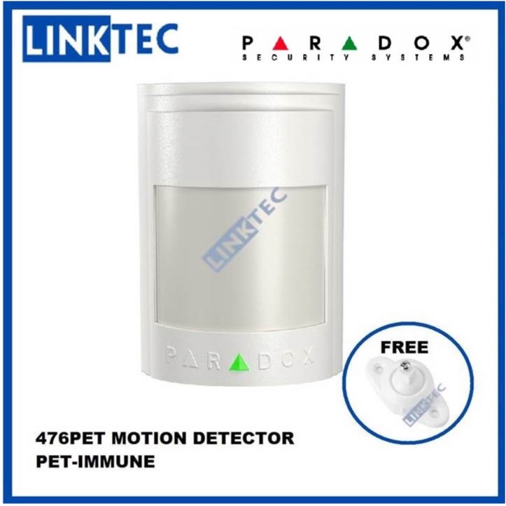 Paradox 476PET PIR Motion Detector Pet-Immune up to 18kg (40lb ...