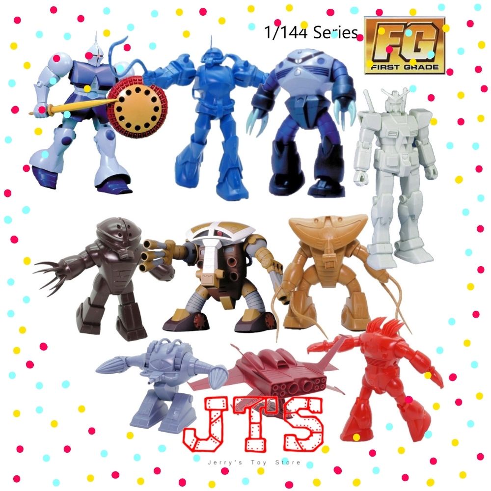 JTS BANDAI FG 1/144 Gundam Model Kit 1980s First Grade Classic Model ...