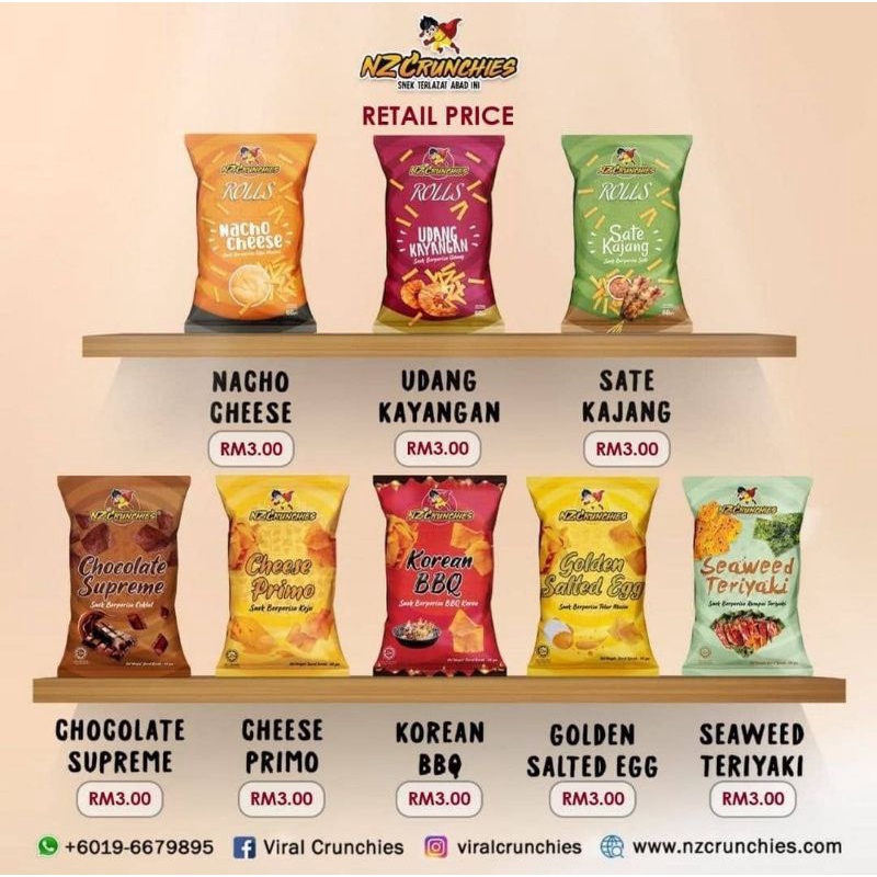 Viral Nz Crunchies Snack | Shopee Malaysia