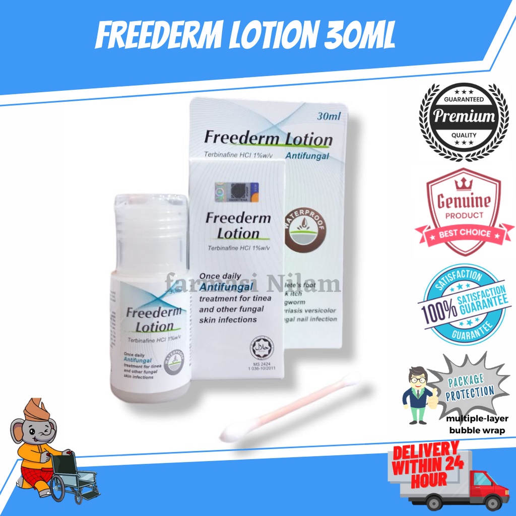 Freederm Lotion 30ml anti kulat | sesuai untuk kulit bermasalah seperti ...