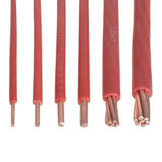 insulated electric wire cable BV single core hard wire AWG7 AWG9 AWG11 ...