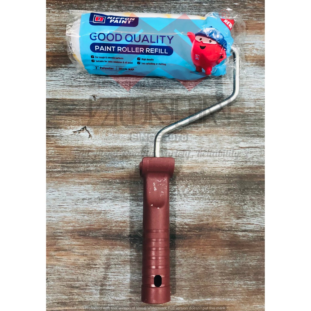 7" Paint Roller Handle Set (Good Quality with Roller refillable ...