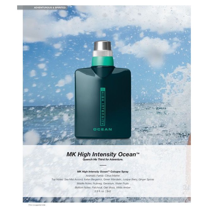 MK High intensity Ocean Cologne Spray 73ml | Shopee Malaysia
