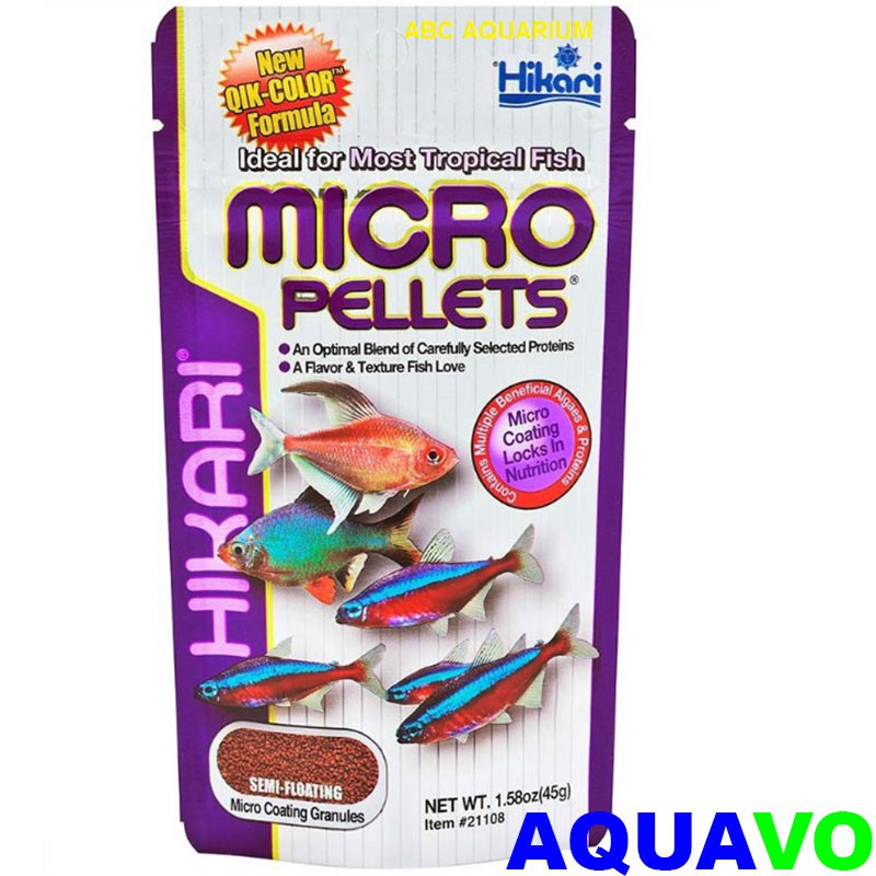 Pellet hikari micro pellets kyorin hikari tropical fish diets ikan laga ...
