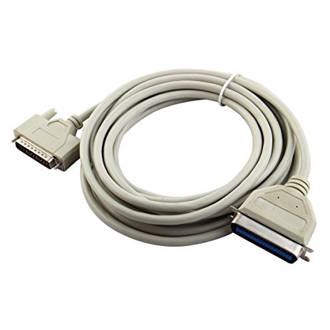 5M High Quality DB25 Parallel Printer Cable 25C+1 for Dot Matrix ...
