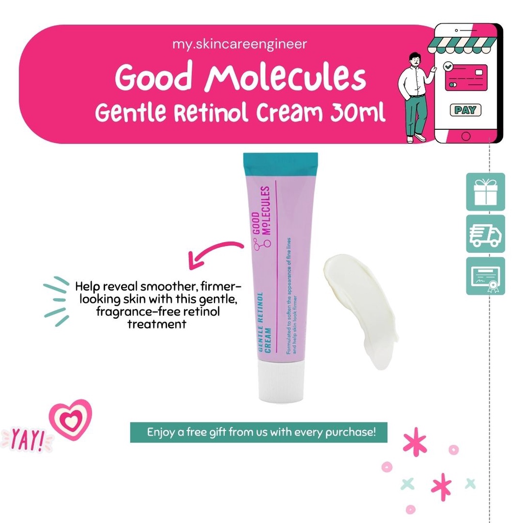 Good Molecules Gentle Retinol Cream | Shopee Malaysia