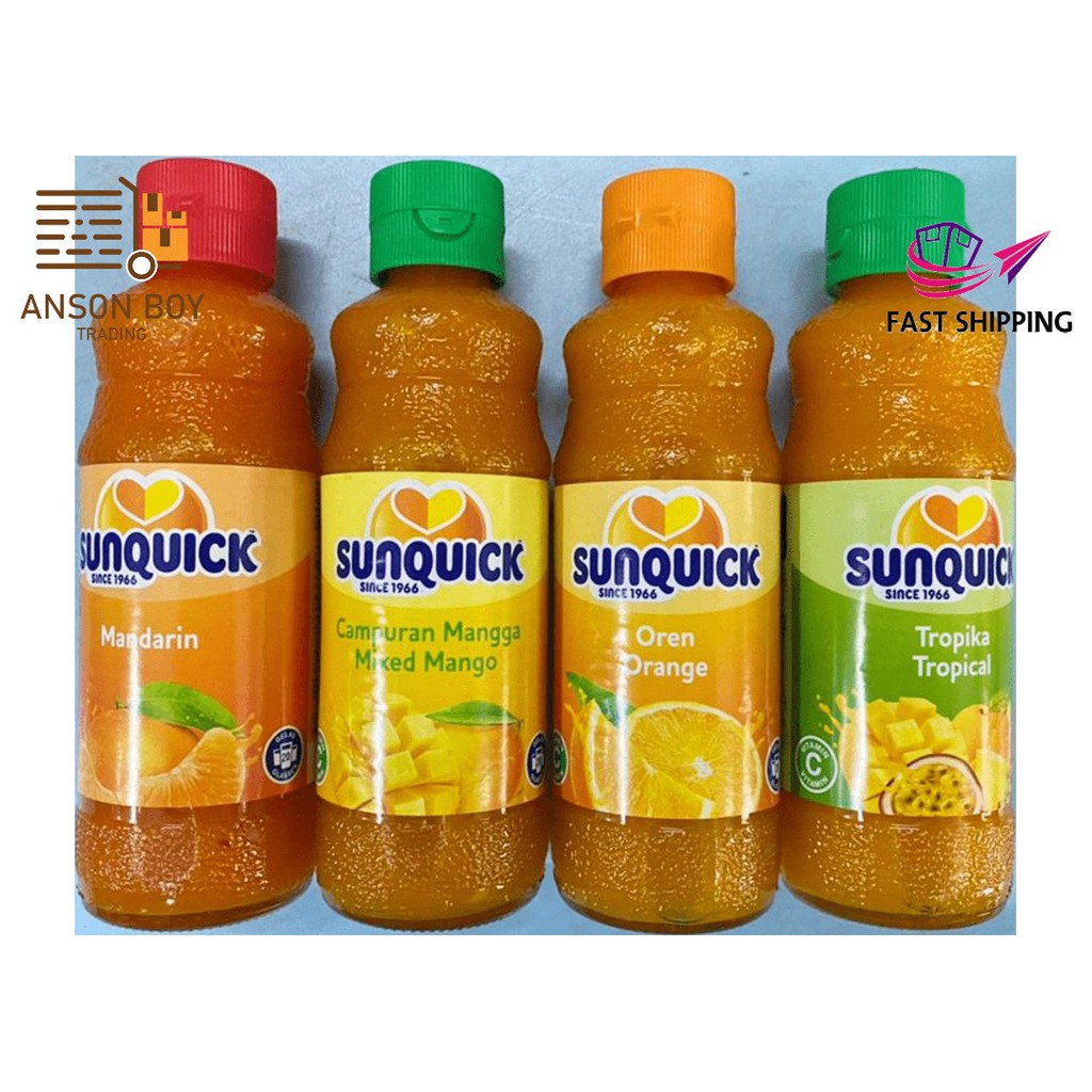 [READY STOCK] SUNQUICK 330ml Oren/Mandarin/Tropika/Campuran Mangga ...