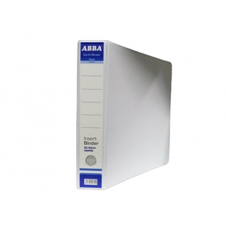 ABBA 2D Ring File (White) Insert Binder / Fail Kulit Keras Putih ...