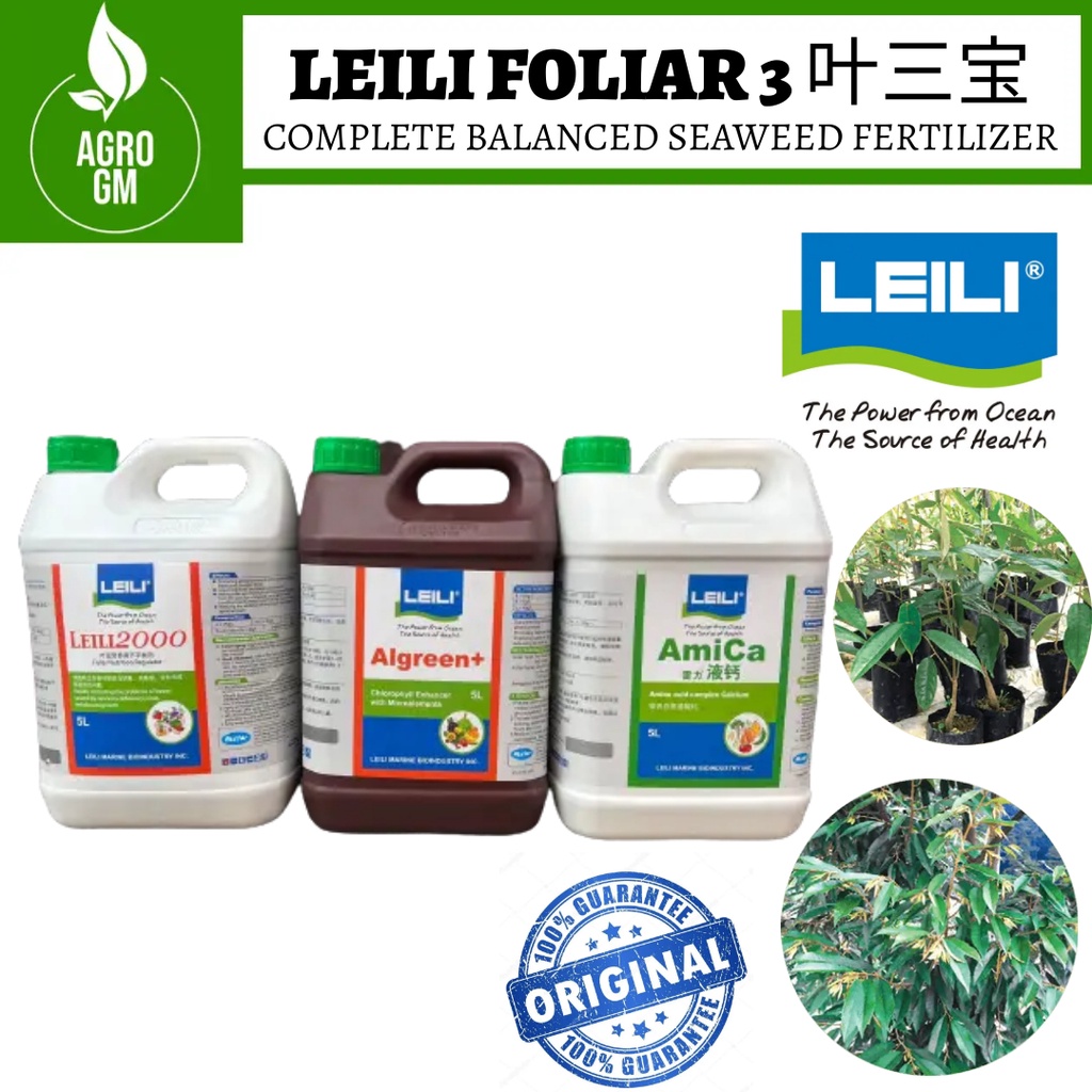 LEILI Foliar 3 (Leili 2000, AMICA & Algreen) (5L) - Baja foliar yang ...