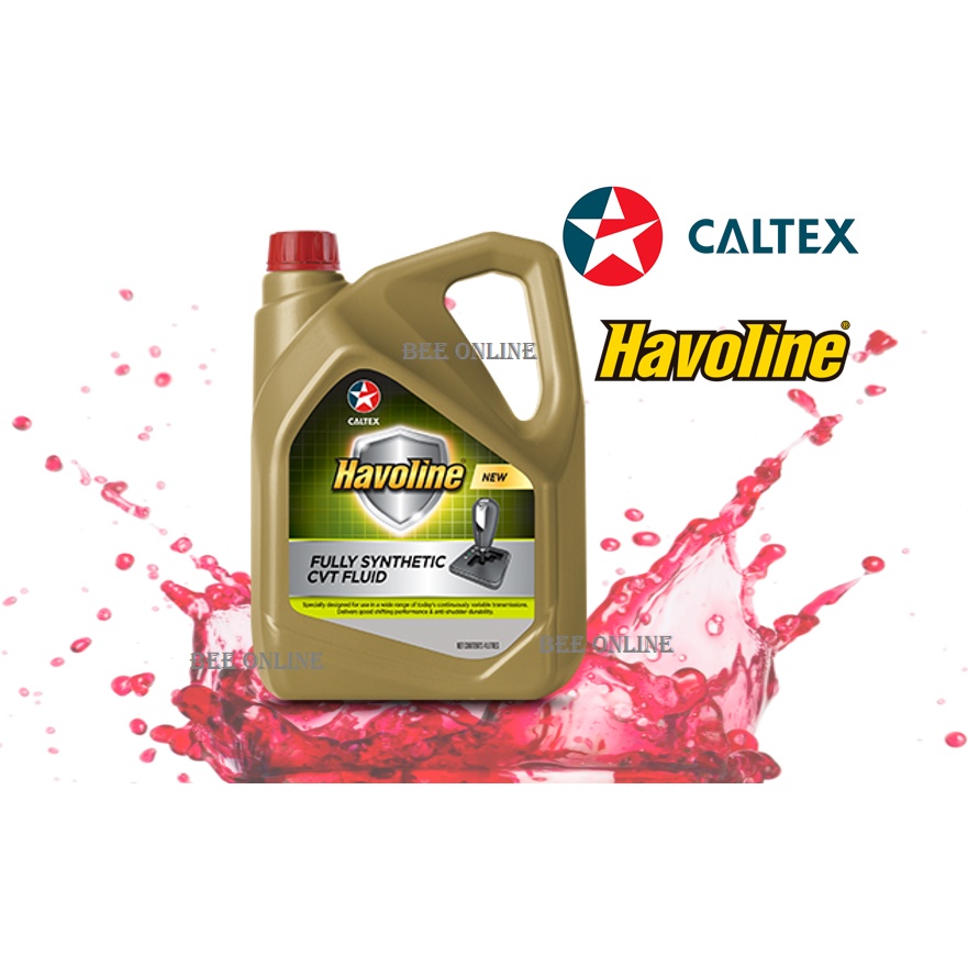 Caltex Havoline Fully Synthetic CVT Oil Fluid 4L | Shopee Malaysia