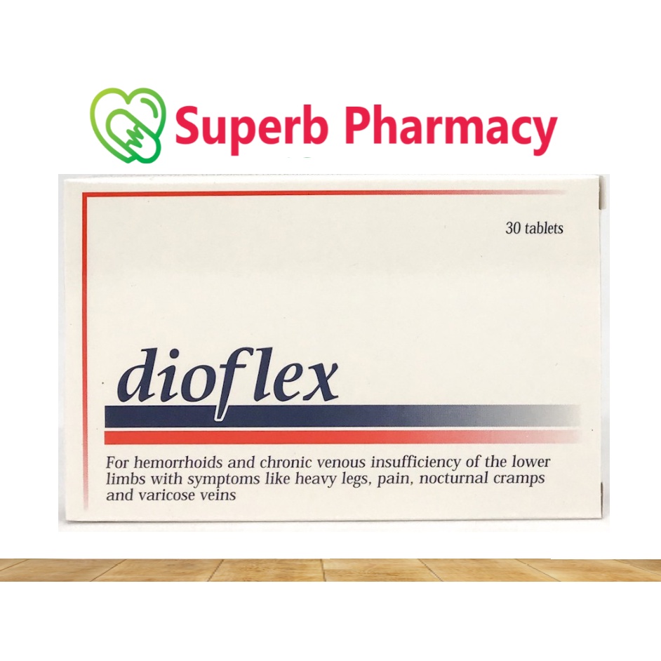 Dioflex 500MG Tablet 30's (Hemorrhoids/ Varicose Veins) | Shopee Malaysia