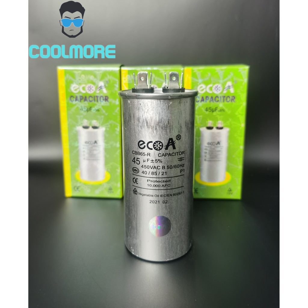 CAPACITOR 45uF ecoA 450VAC | Shopee Malaysia