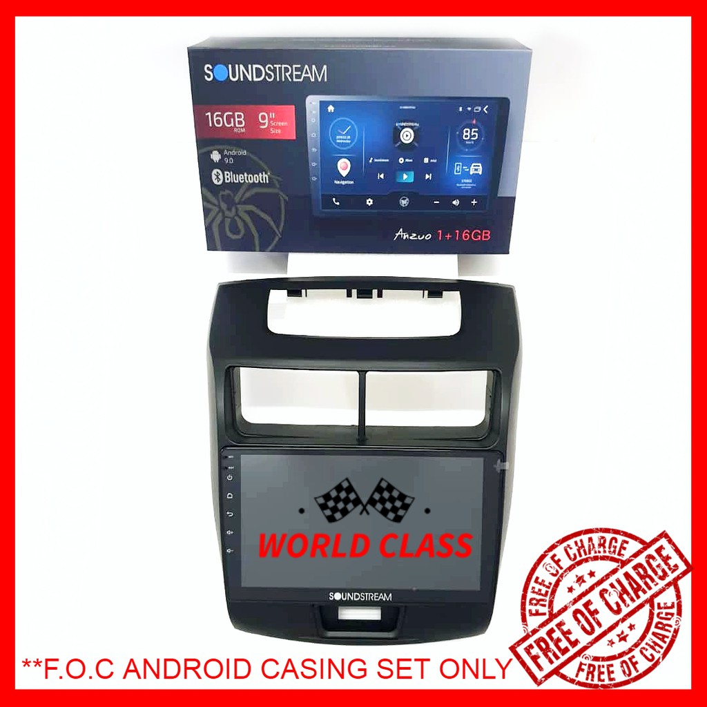 TOYOTA AVANZA 2012-2018 SOUNDSTREAM ANDROID IPS PLAYER 9 INCH FULL HD ...