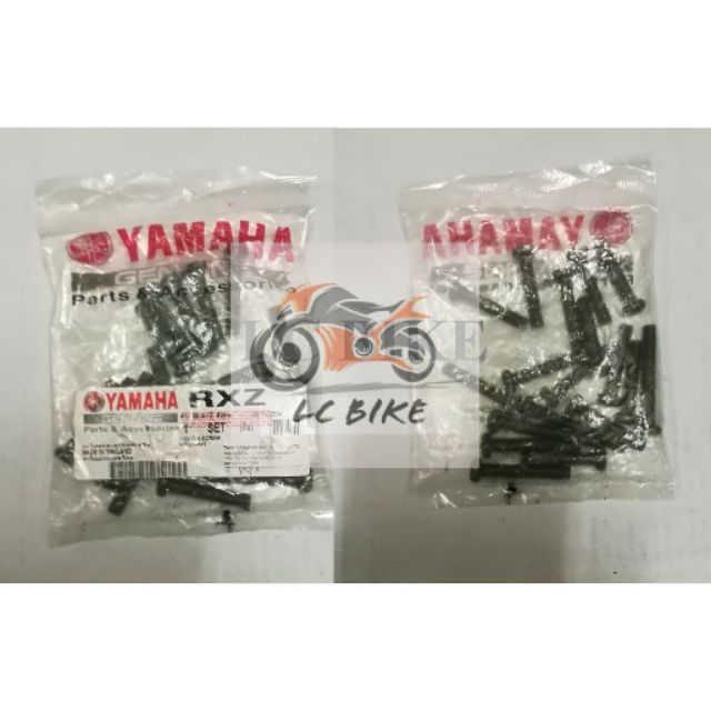 RXZ NEW ENGINE COVER SCREW SKRU NUT MAGNET CLUTCH ORIGINAL YAMAHA ...