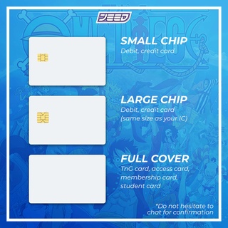 [One Piece] ATM, Bank Debit Credit Card & Touch N Go Sticker Cover Card ...