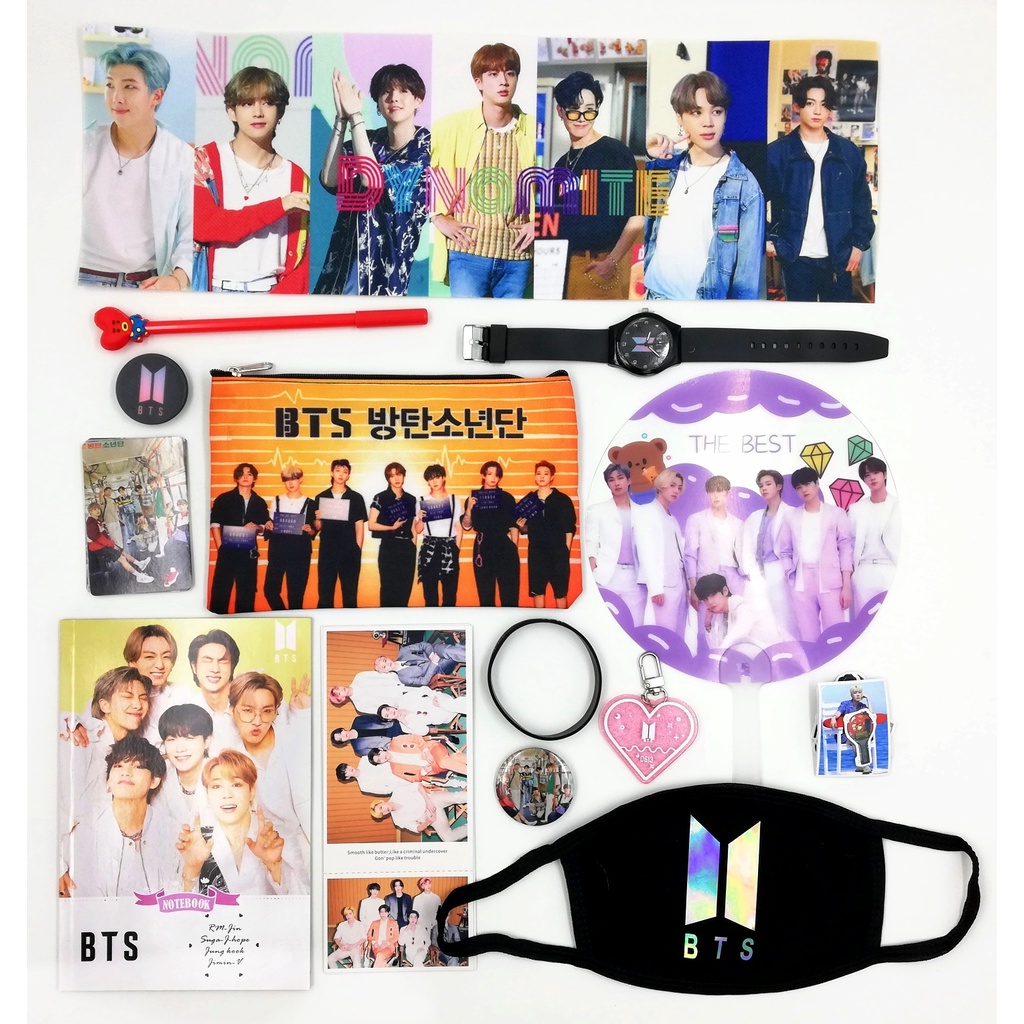BTS PRESENT Birthday Hadiah Set Surprise GIFT BOX With Card KPOP RM Jin ...