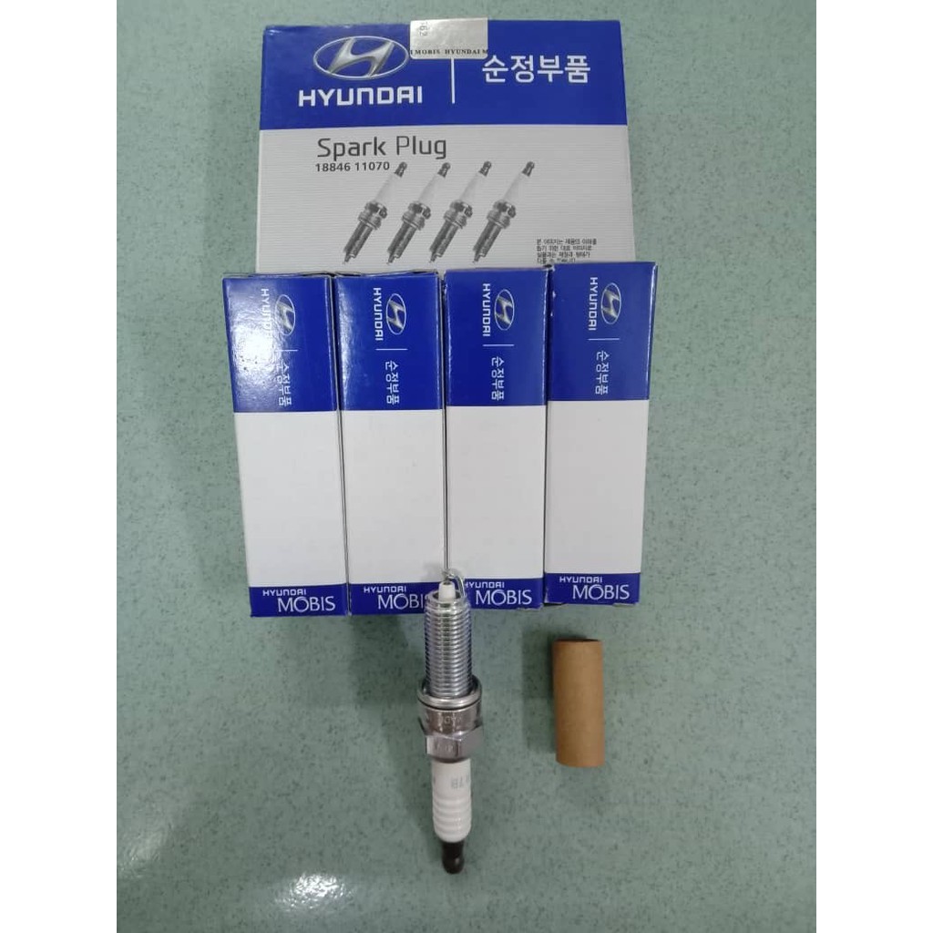 18846-11070 HYUNDAI SPARK PLUG (1 SET - 4 PCS) | Shopee Malaysia