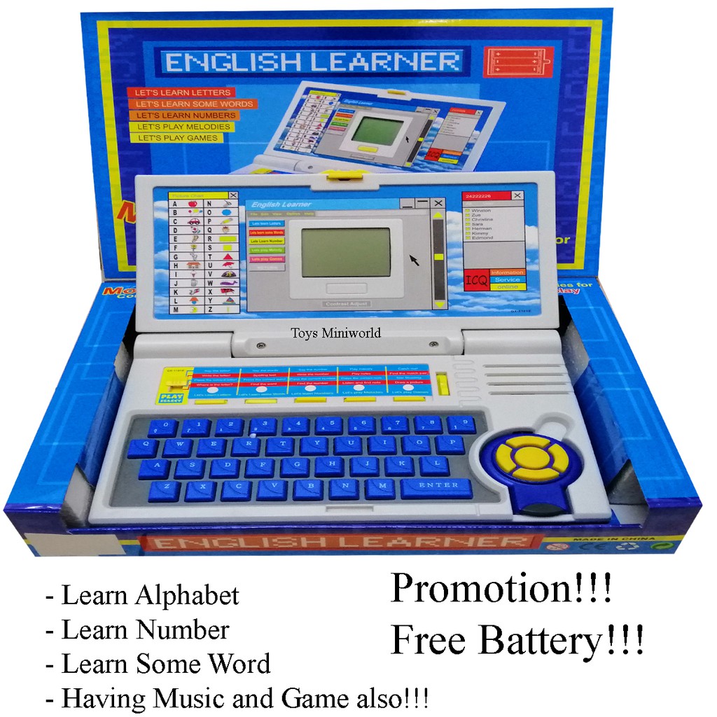 English Learner/ Kid Learning ABC Laptop Computer | Shopee Malaysia