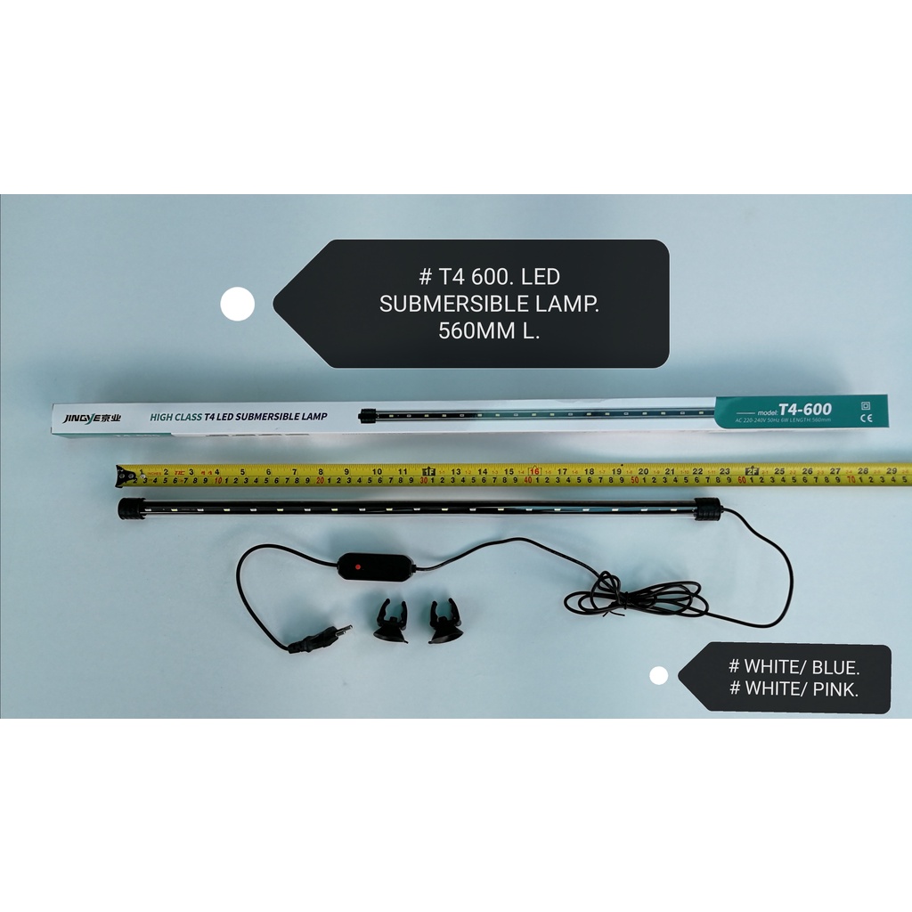 T4-600 LED Submersible Lamp Aquarium Fish (Random Color) | Shopee Malaysia