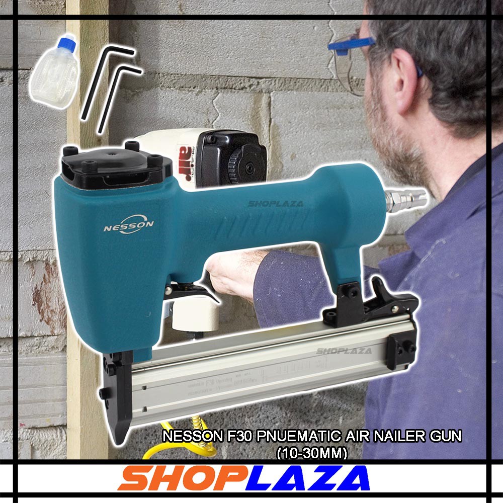 SHOPLAZA - NESSON F30 PNEUMATIC AIR NAIL GUN / Pneumatic F30 Nail Air ...