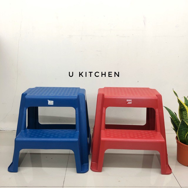 Applelady Heavy Duty Plastic Step Chair Ladder 40cm / Tangga Plastik ...