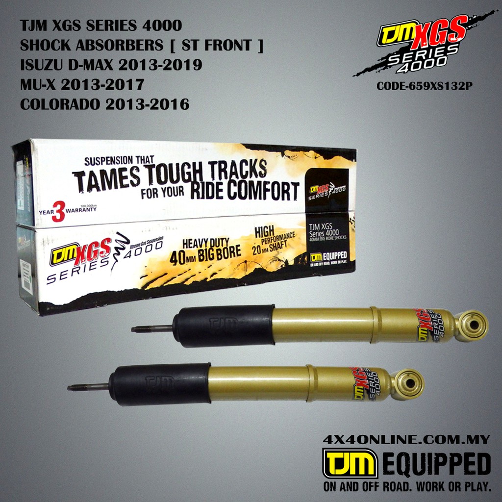TJM XGS SERIES 4000 SHOCK ABSORBER [ ST FRONT ] ISUZU D-MAX 2013-2019 ...