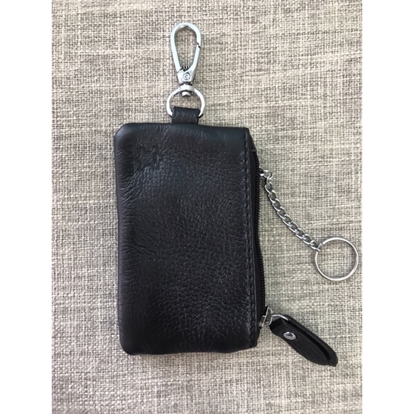 Genuine Leather Keys or Coins Purse Keychain for Unisex Purse Chain ...