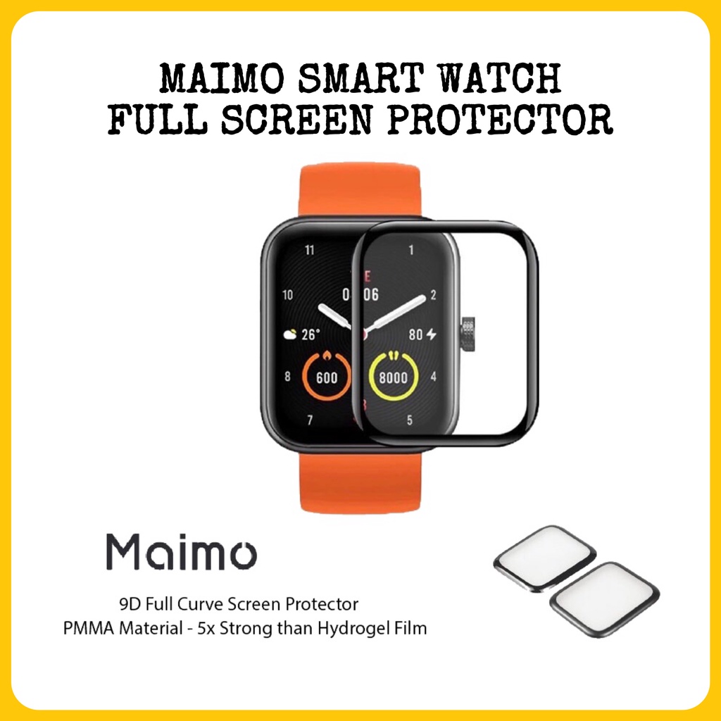 Maimo Watch SmartWatch Full Coverage 3D Pmma Screen Protector Scratch ...