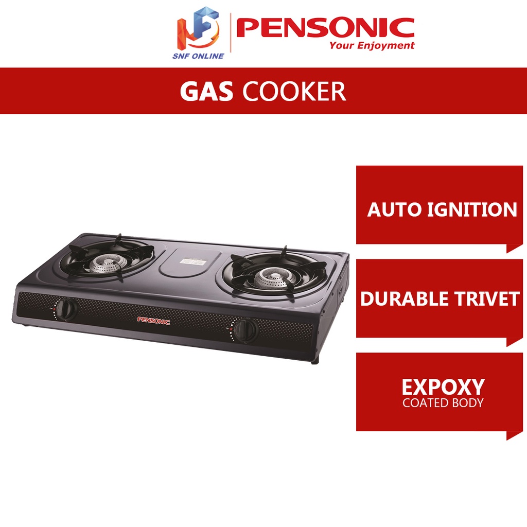 Pensonic Double Burner Gas Stove Cooker PGC-26N PGC26N | Shopee Malaysia
