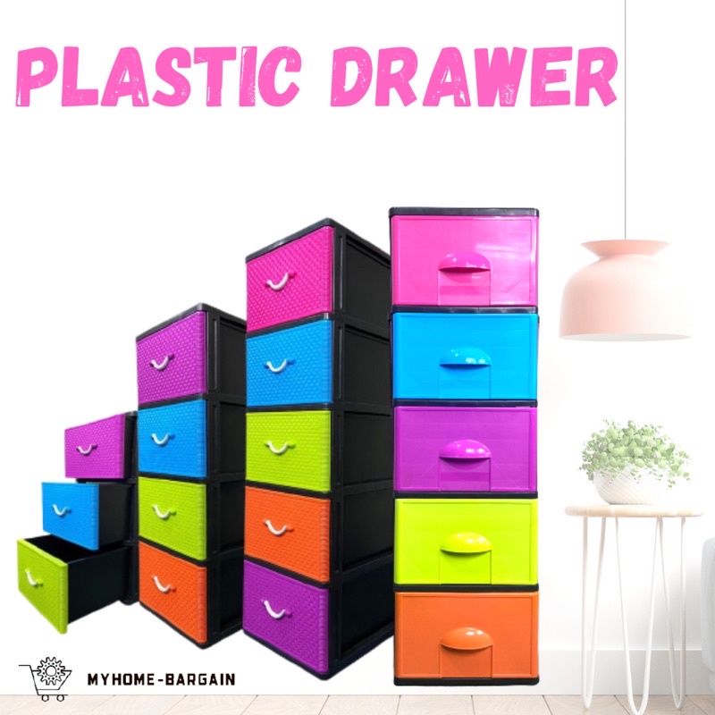 Plastic Drawer | Laci | Laci Plastik | Storage Cabinet | Almari Baju ...