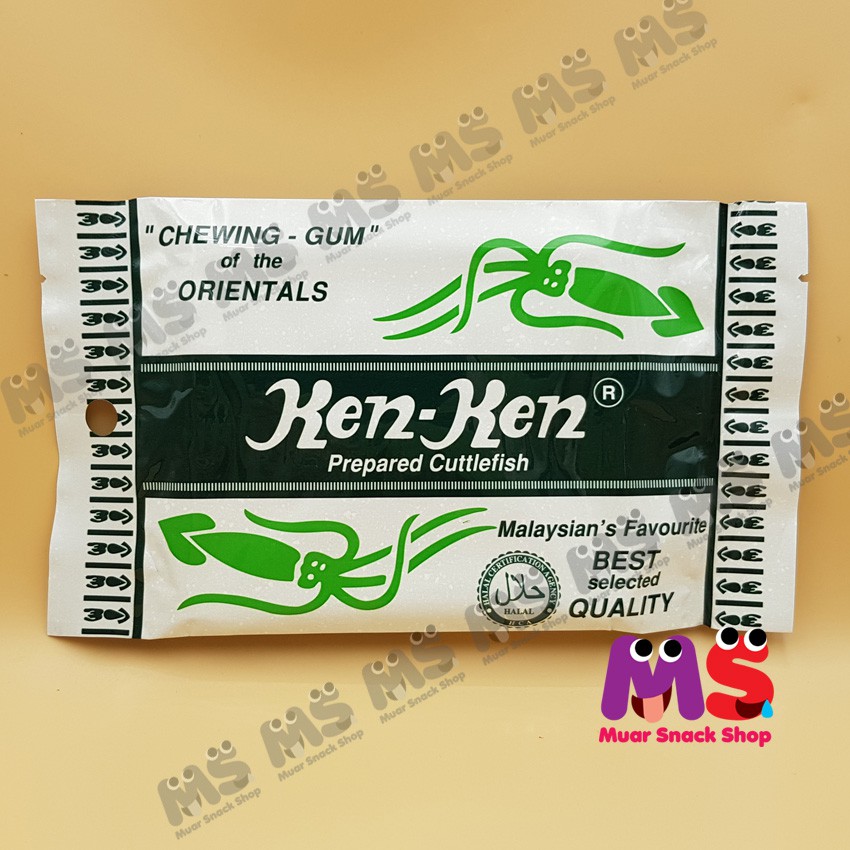 Ken-Ken Prepared Cuttlefish / Sotong yang Disediakan / 鱿鱼丝 8g | Shopee ...