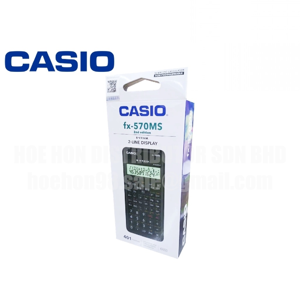 [TERBARU / NEW] Casio Scientific Calculator Fx-570ms / Sains Kalkulator ...