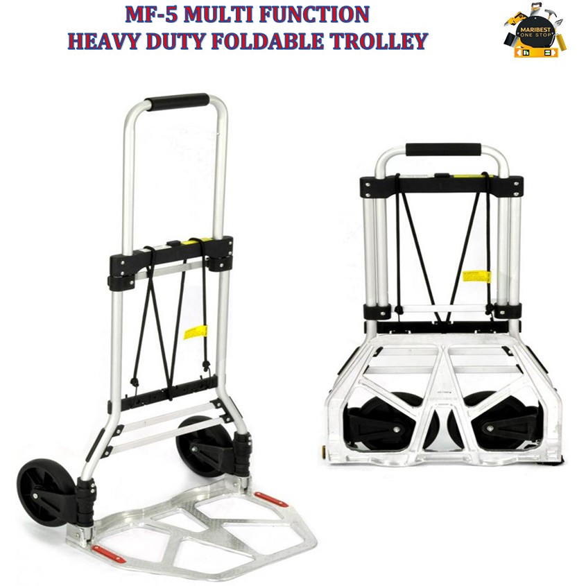 MF5 Multifunction Heavy-Duty Folded Trolley Foldable Trolley Shopping ...