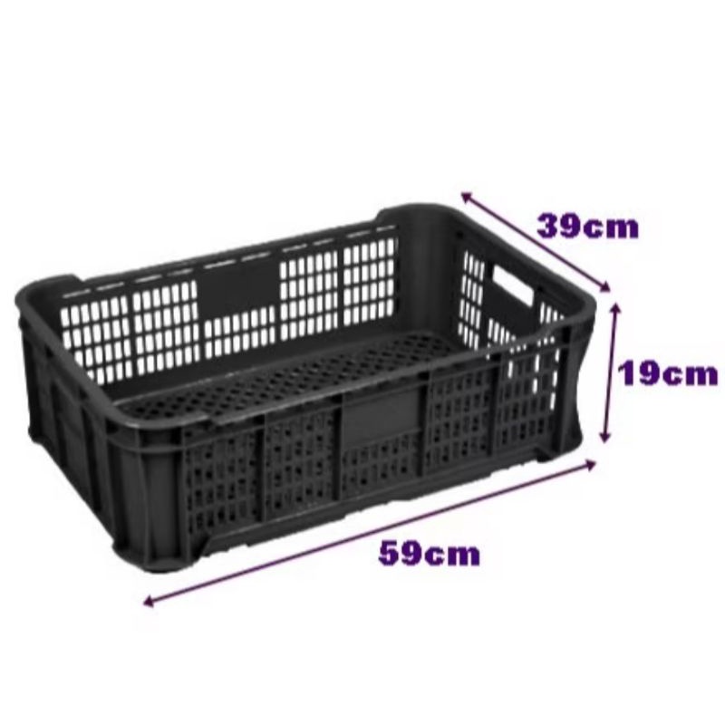 Multi Purpose Black Tray | Stackable Tray | Vegetable Basket ...