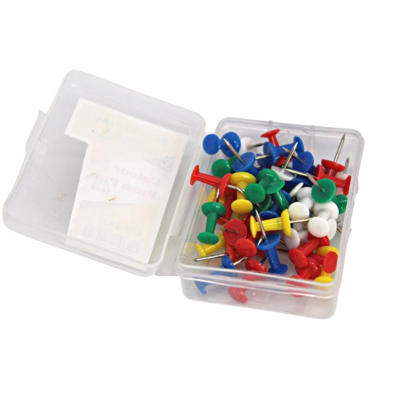 PUSH THUMBTACK PIN 24MM MIX COLOR 25PCS | Shopee Malaysia